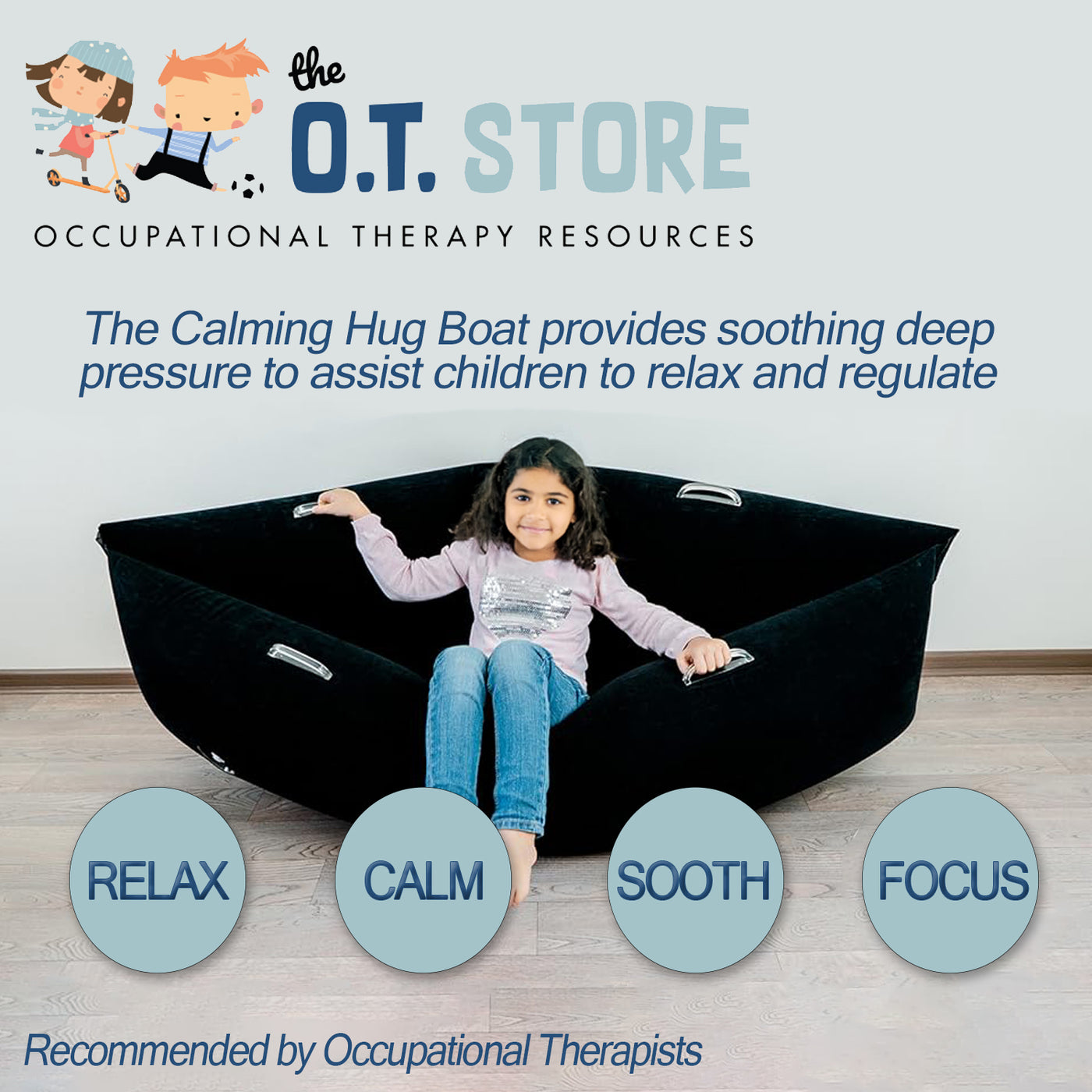 Calming Hug Boat (Black) — The OT Store