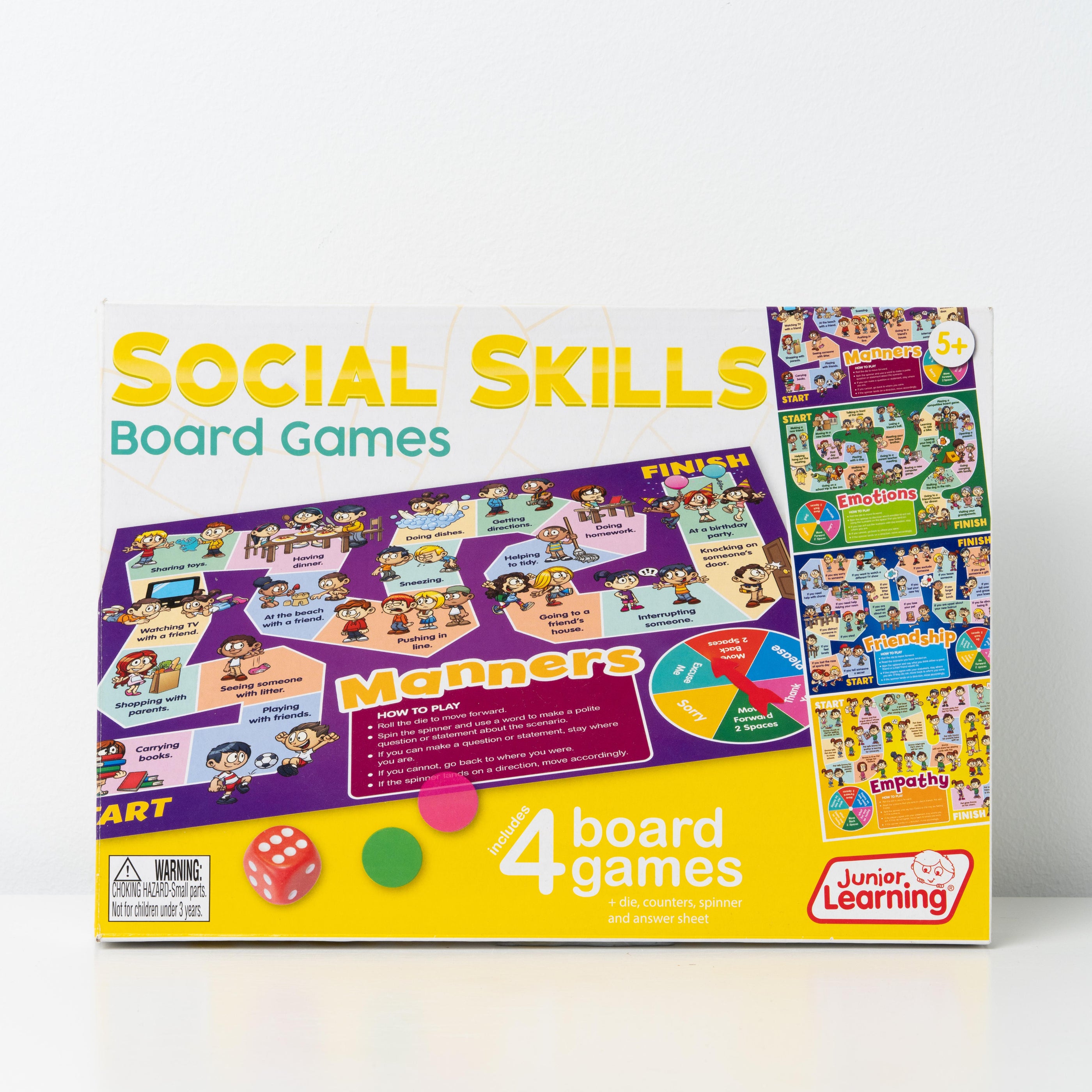 Junior Learning Social Skills Board Game 4-in-1 — The OT Store