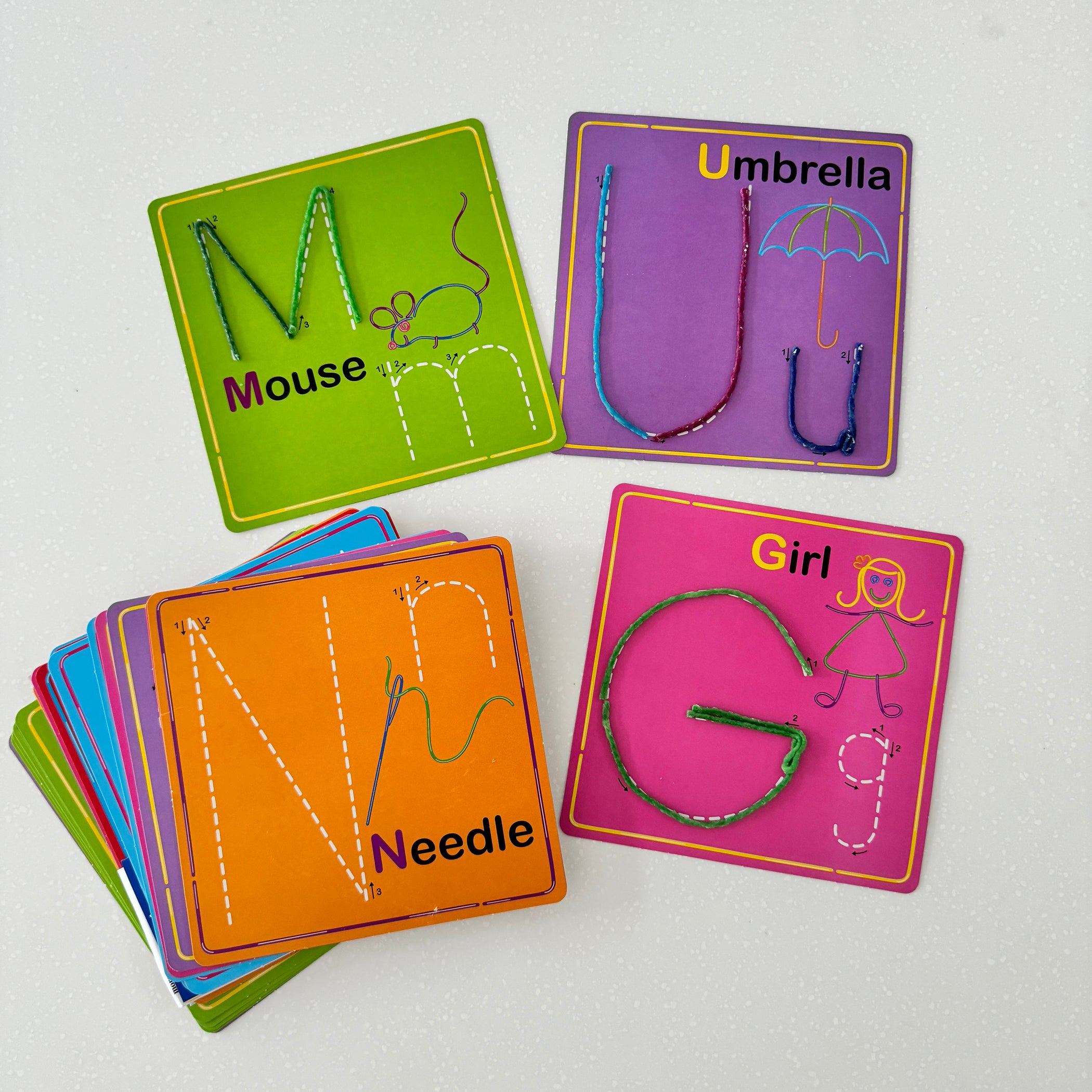 Wikki Stix Alphabet Fun Cards For Learning Set — The OT Store