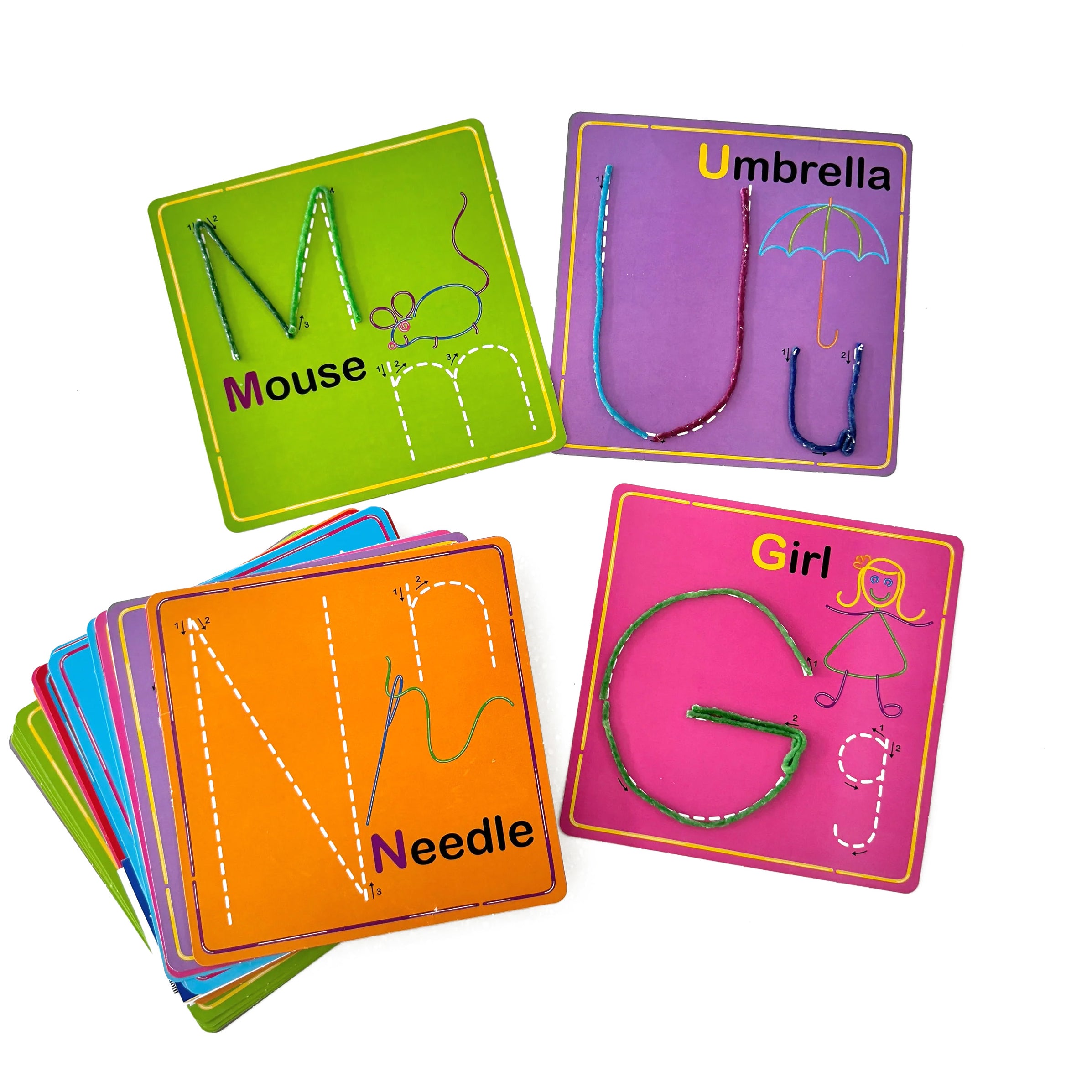 Wikki Stix Alphabet Fun Cards For Learning Set — The OT Store
