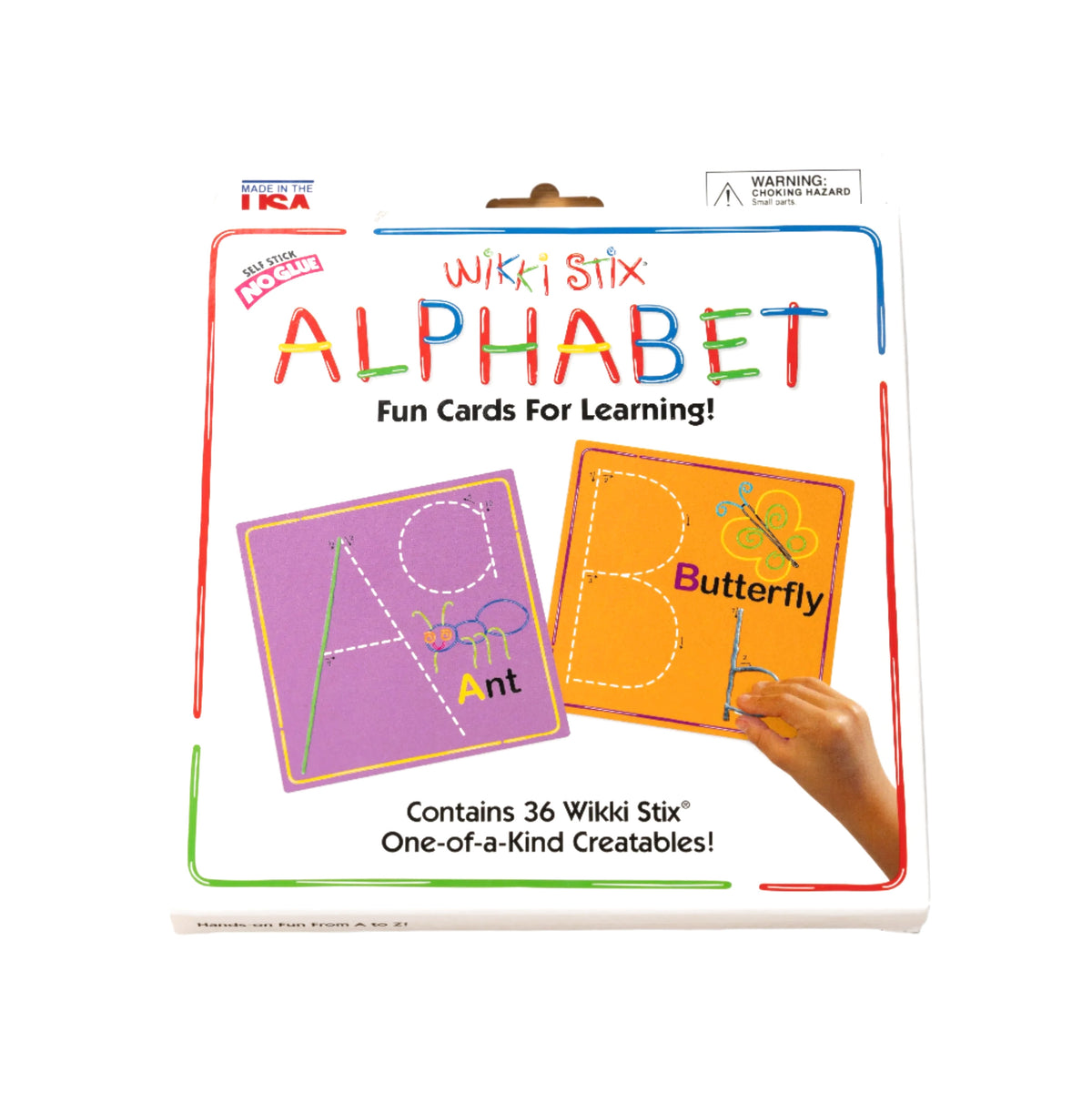 Wikki Stix Alphabet Fun Cards For Learning Set — The OT Store